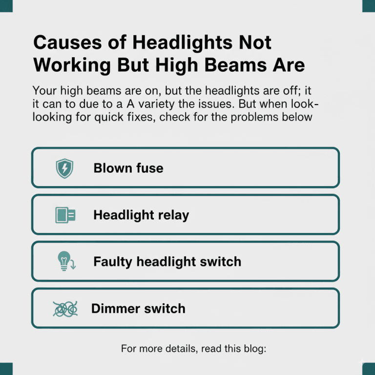 Headlights Not Working But High Beams Are- How to Fix?