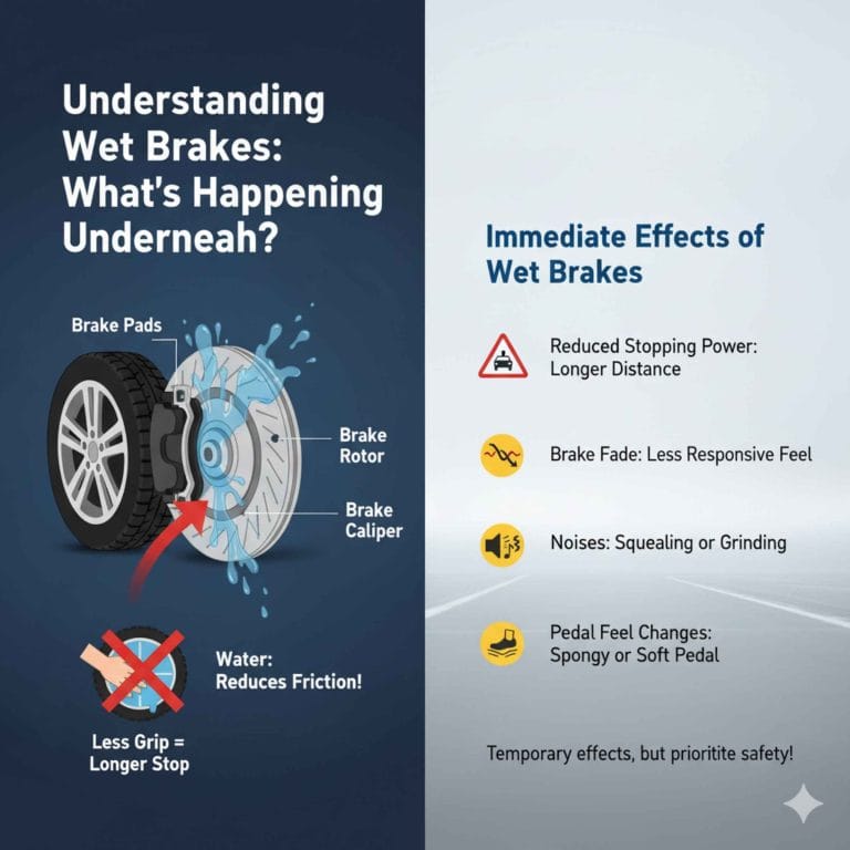 How Can You Avoid The Effects That Wet Brakes Can Cause: Essential Safety