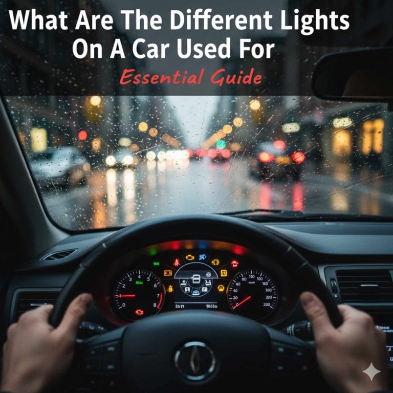 What Are The Different Lights On A Car Used For: Essential Guide