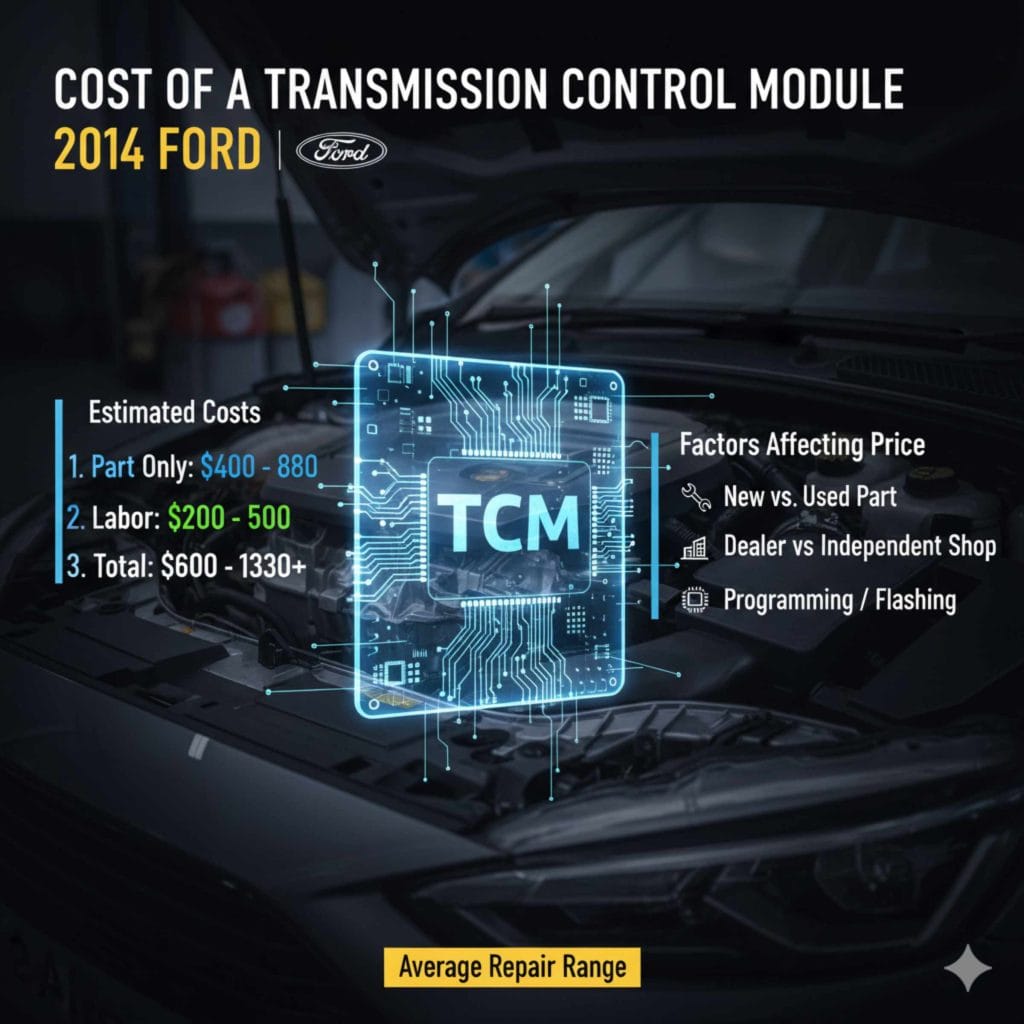 Cost of a Transmission Control Module for a 2014 Ford Focus: Essential ...