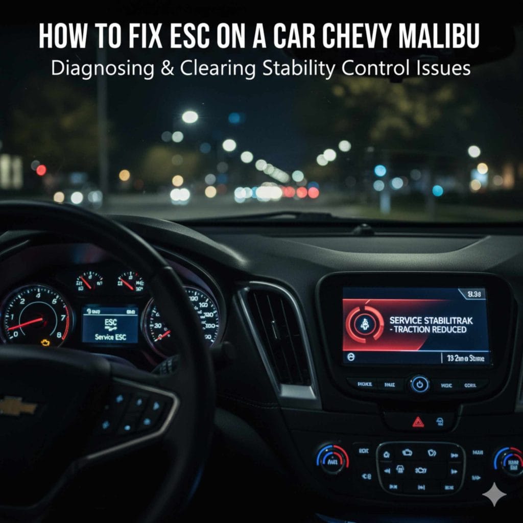How To Fix ESC On A Car Chevy Malibu: Essential