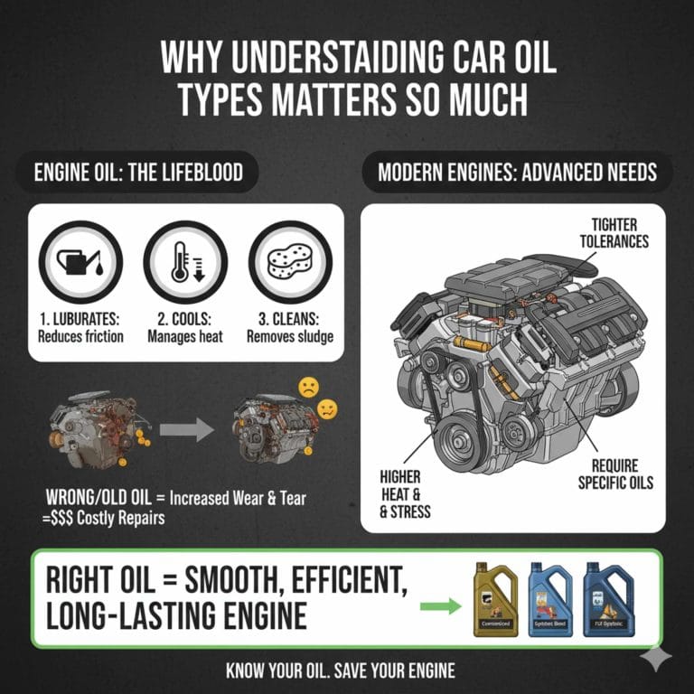 What is the Difference Between Car Oil Types? (Simple Explanation)