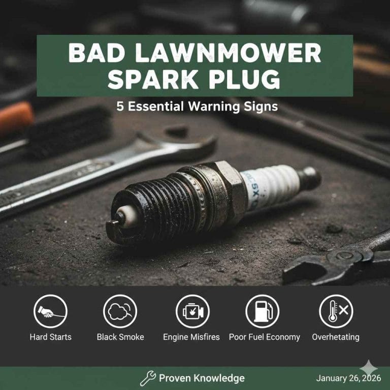 Bad Lawnmower Spark Plug: 5 Essential Warning Signs