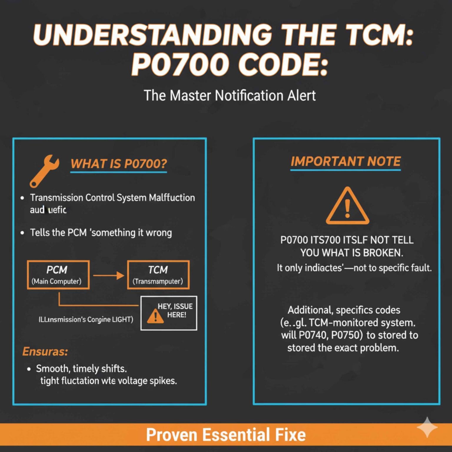 How Do You Fix P0700 Transmission Control System Malfunction? Essential ...
