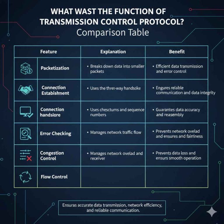 What Is the Function of Transmission Control Protocol Explained?