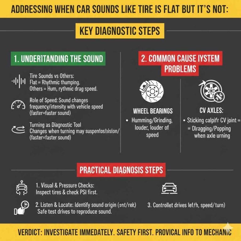 Car Sounds Like Tire Is Flat But It's Not