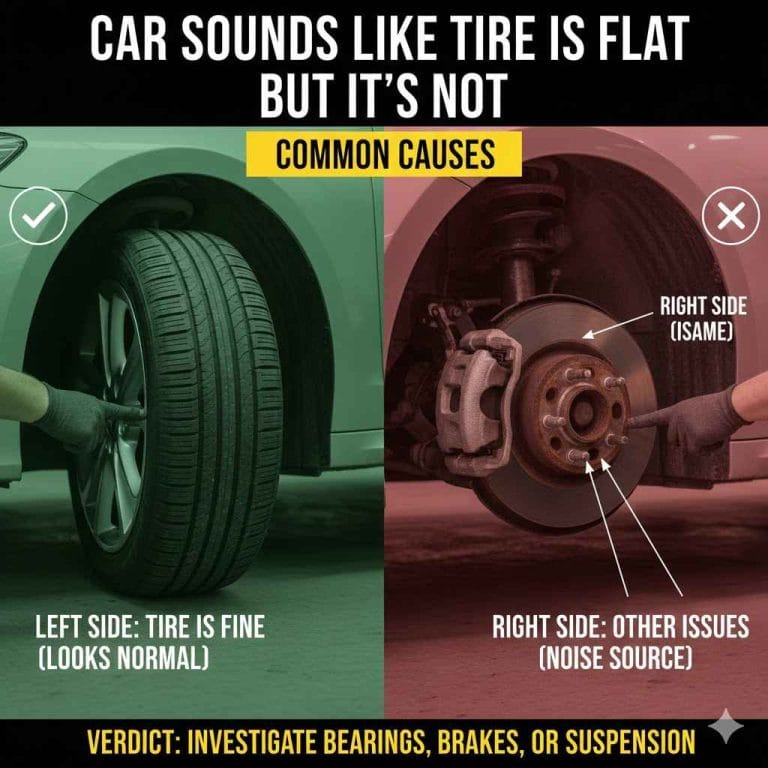 Car Sounds Like Tire Is Flat But It's Not