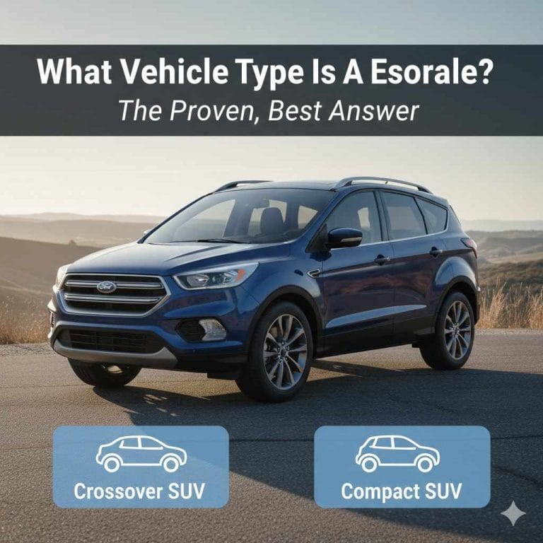 What Vehicle Type Is A Ford Escape? The Proven, Best Answer