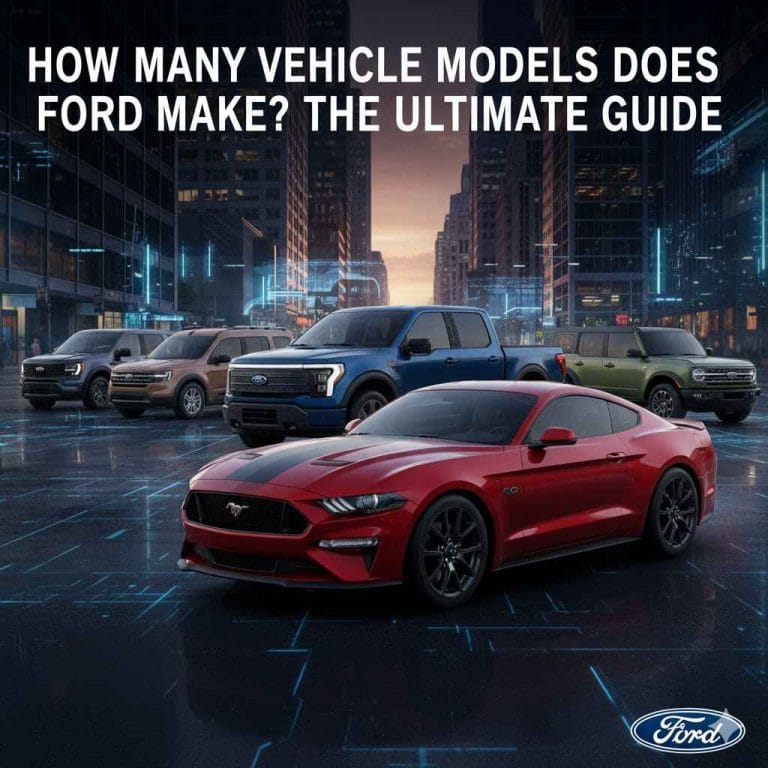 How Many Vehicle Models Does Ford Make: The Ultimate Guide