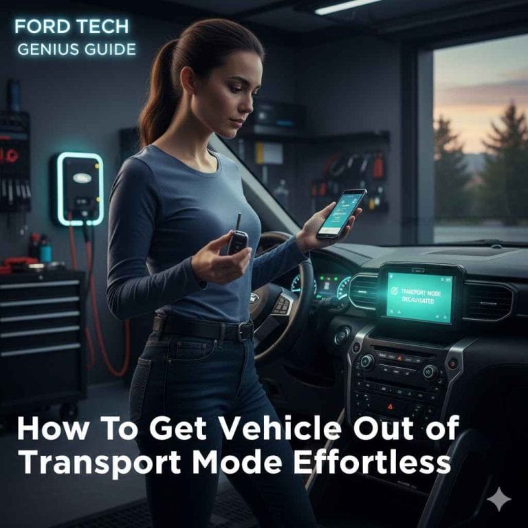 How To Get Ford Vehicle Out Of Transport Mode Effortless
