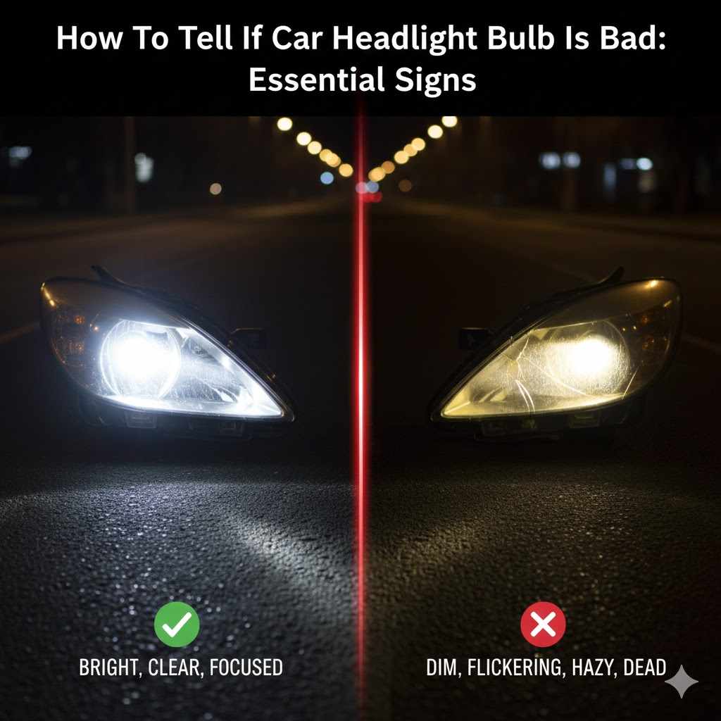 How To Tell If Car Headlight Bulb Is Bad: Essential Signs
