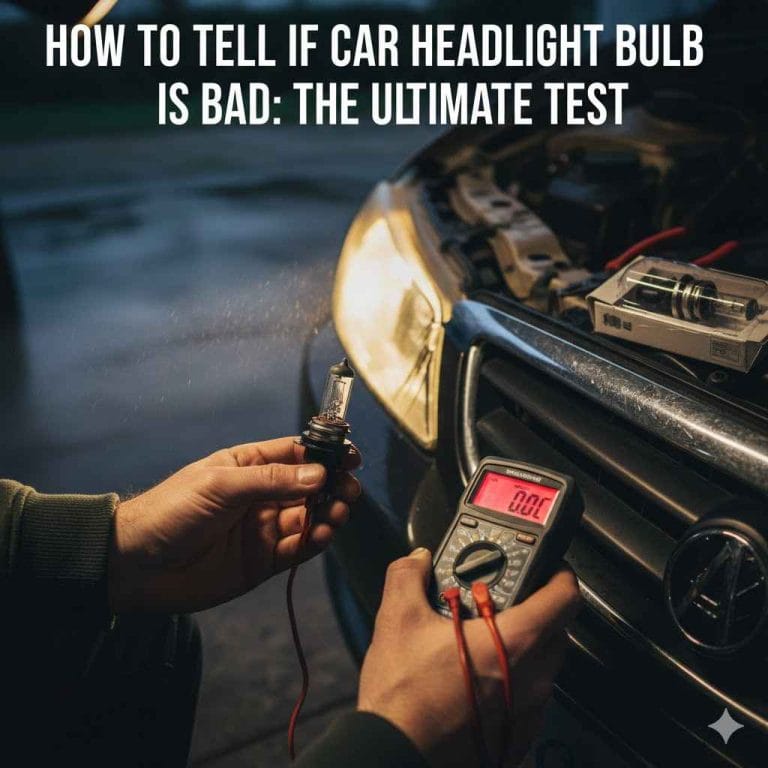 How to Tell If Car Headlight Bulb Is Bad: The Ultimate Test
