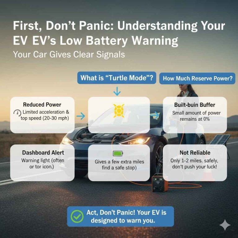 What To Do If Electric Car Runs Out Of Charge: Key Safe Tips